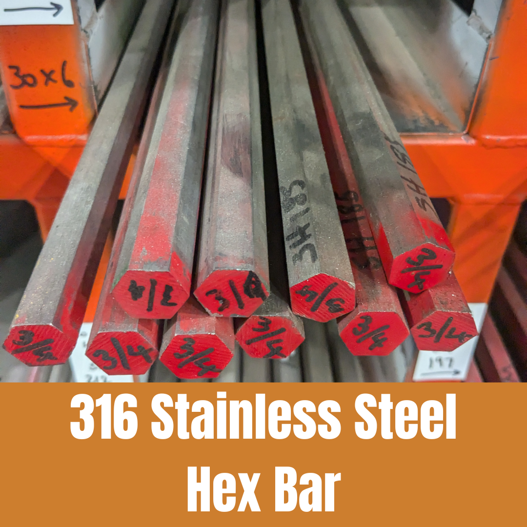 316 Stainless Steel Hex Bar – Maker Supplies