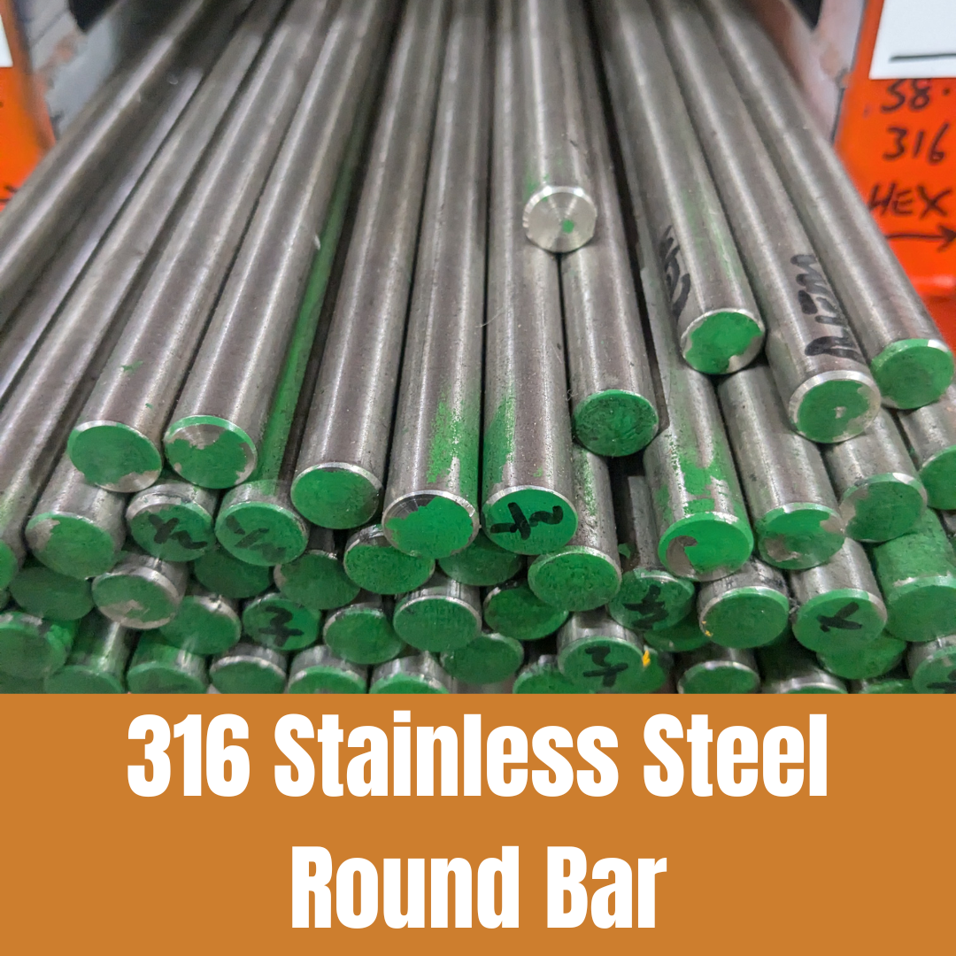 316 Stainless Steel Round Bar – Maker Supplies