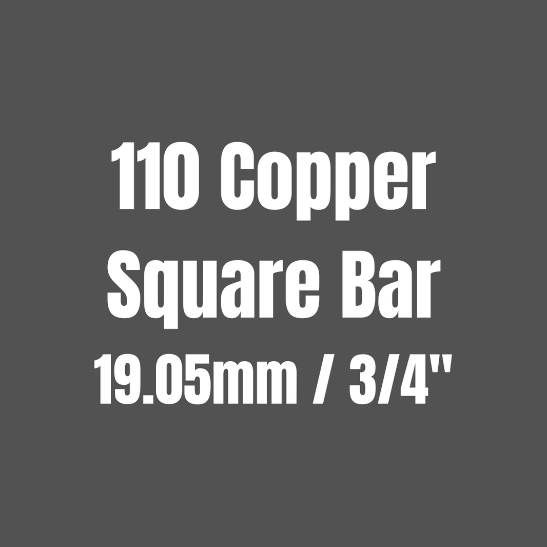 Copper 110 Square Bar – Maker Supplies