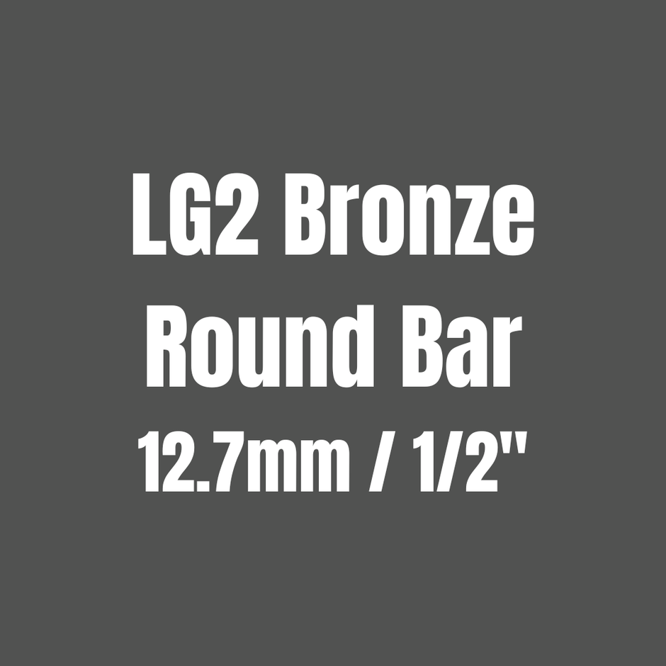 LG2 Bronze Round Bar – Maker Supplies