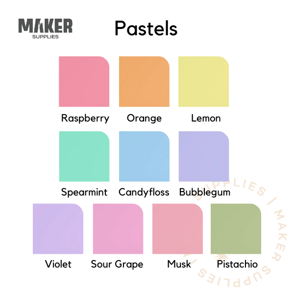 Rectangle | Pastel – Maker Supplies