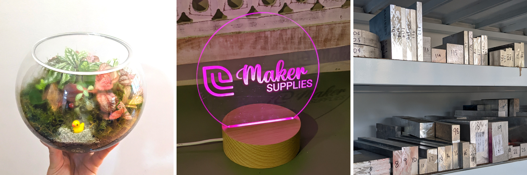 Maker Supplies | Acrylic Blanks, Machining Metals & More