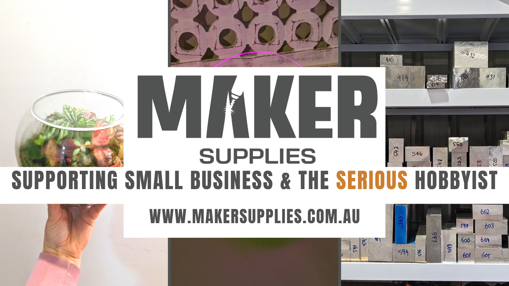 Maker Supplies | Acrylic Blanks, Machining Metals & More