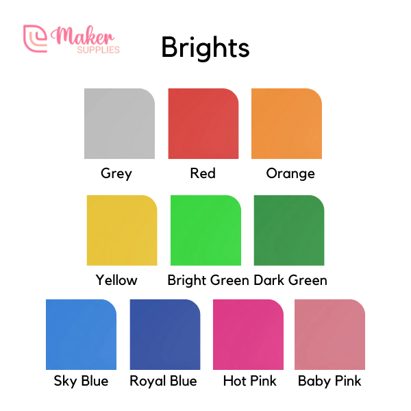 Rectangle (Rounded) | Brights & Solids – Maker Supplies