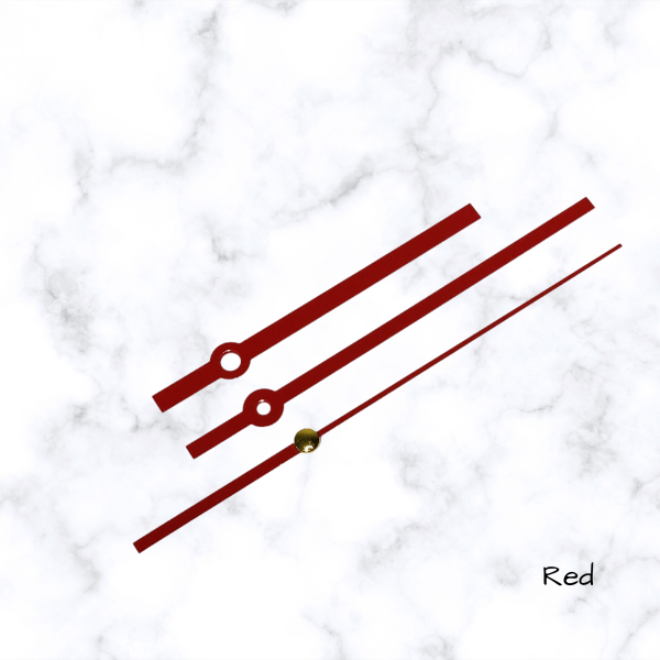 Clock Hands & Mechanism | Red – Maker Supplies